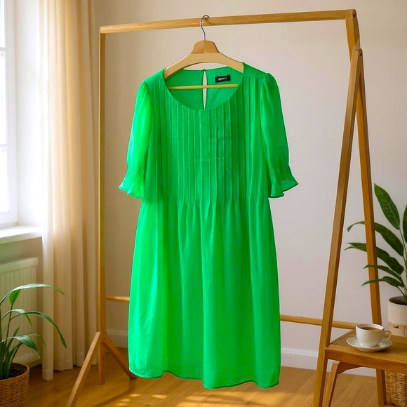 Dkny | Dresses | Dkny Green Mini Dress | Poshmark